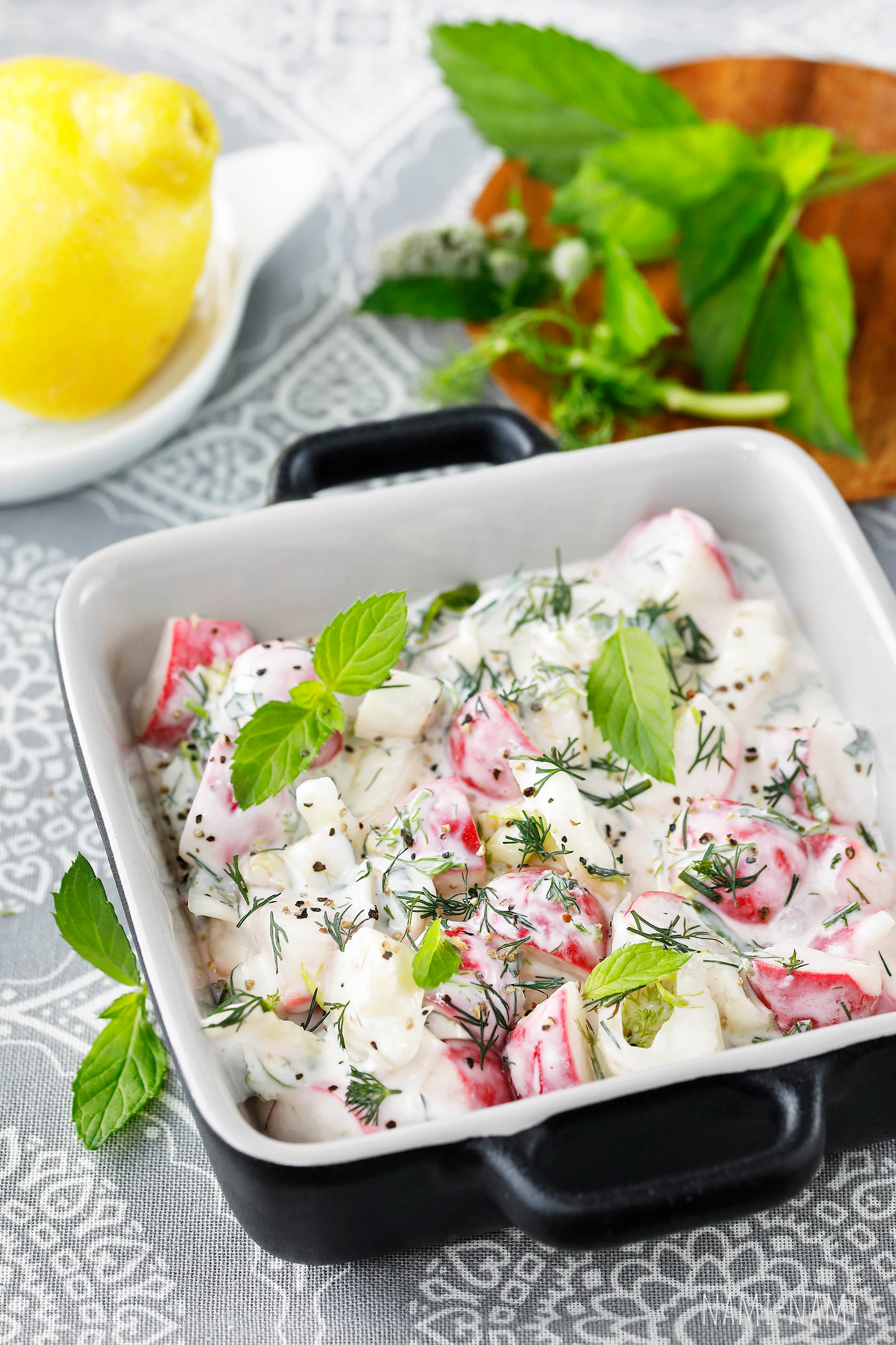 Redise-apteegitillisalat jogurtiga