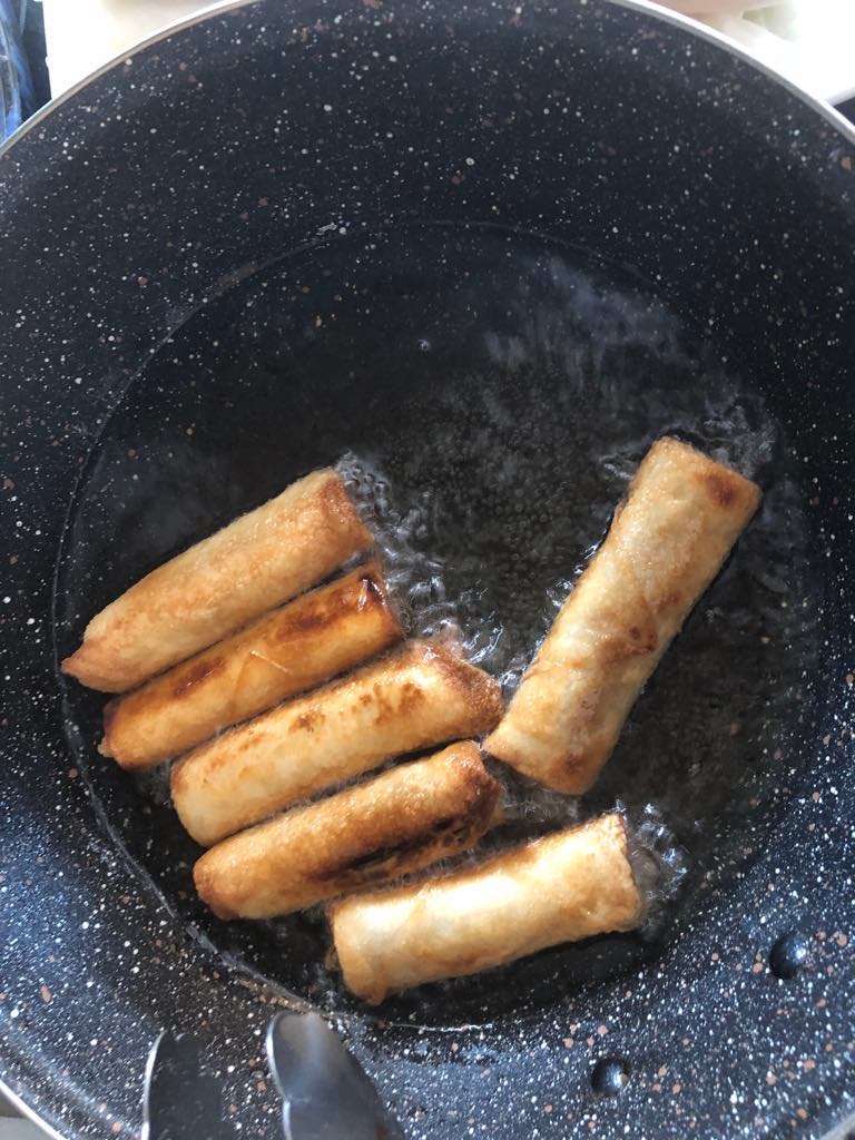 Kevadrullid kapsa ja hakklihaga