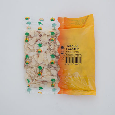 Tatraküpsised mandlite või pähklitega